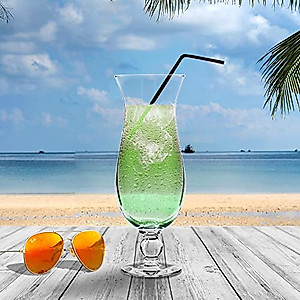 Libbey Hurricane Glasses 16 oz. Set of 12 Bulk Pack - Perfect Cocktail Glasses used as Pina Colada Glasses or Mudslide Glasses - Clear