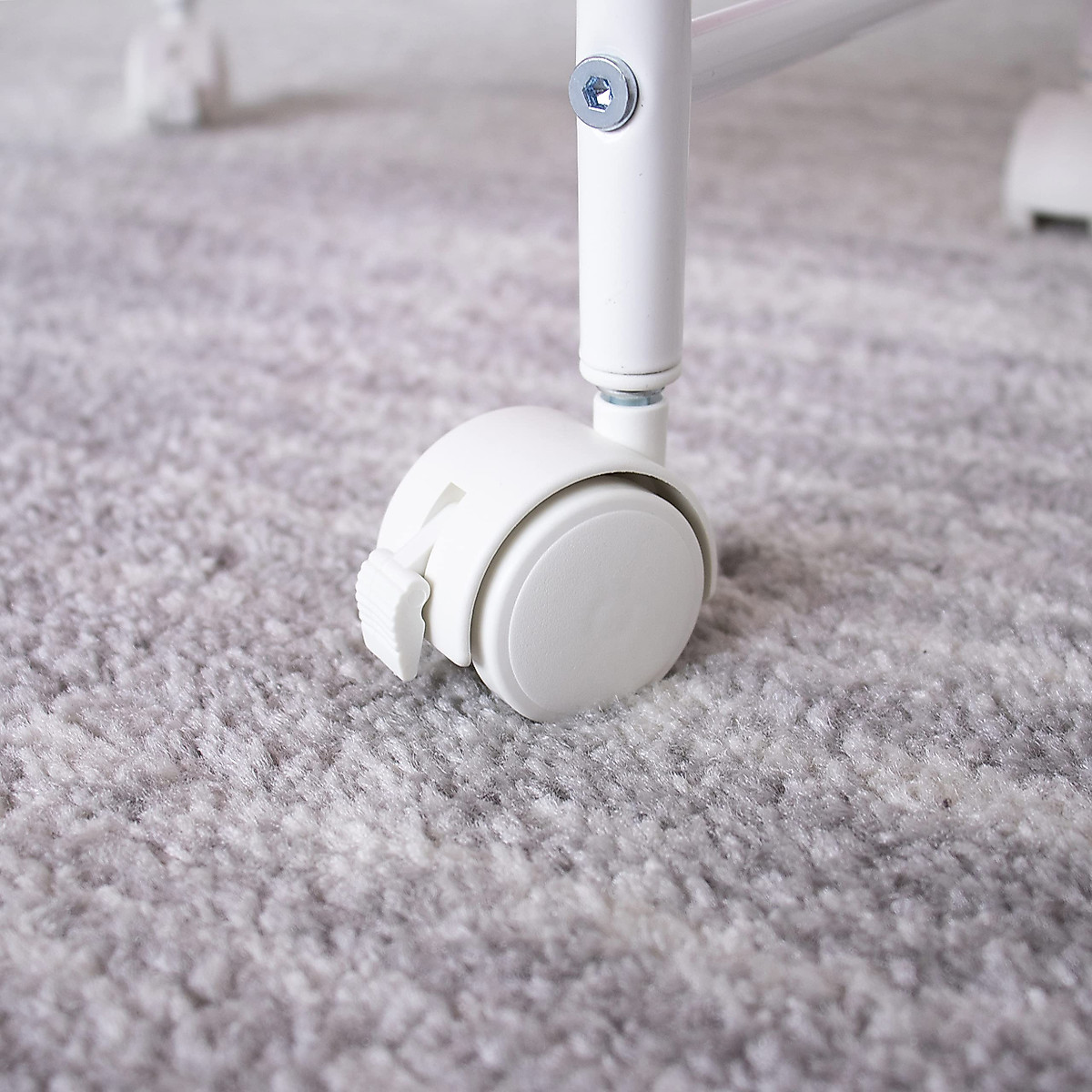 Humble Crew 8 Drawer Rolling Storage Cart with Wheels, Pink