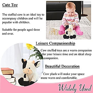 zhidiloveyou 9" Cow Stuffed Animals Plush Soft Stuffed Cow Toy for Kids Girls Boys