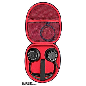 Alltravel Headset Case for Plantronics Voyager Focus UC, Blackwire 3210, C3210, 5210, 5220, 3220; Also for Jabra Evolve 65, 65UC, 40, 40 UC, 20 UC; H800, H820e, H390, h540, H650e, H570