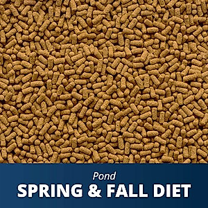 TetraPond Spring And Fall Diet 3.08 Pounds, Pond Fish Food, For Goldfish And Koi, 7 L