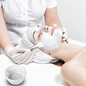 Hulless 3.3 Inch Silicone Facial Mask Mixing Bowl for Facial Mask, Mud Mask and Other Skincare Products Medium Multi colored 5 Pcs.