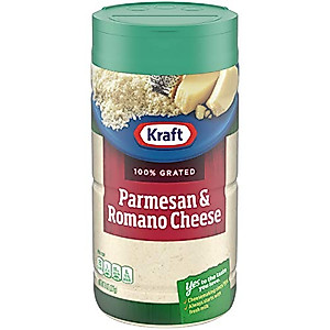 Kraft Parmesan & Romano Grated Cheese (8 oz Shaker)
