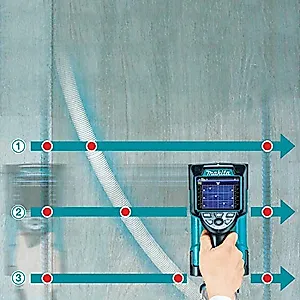 Makita DWD181ZJ 18V LXT® Lithium‑Ion Cordless Multi-Surface Scanner, with Interlocking Storage Case