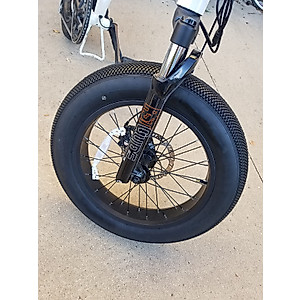 RST Syvrac Electric Bike Snow Bike 20inch Forks Aluminum Alloy for 4.0’’ tire Snow Mountain Bike Spread 135MM Bicycle Fat Suspension Fork