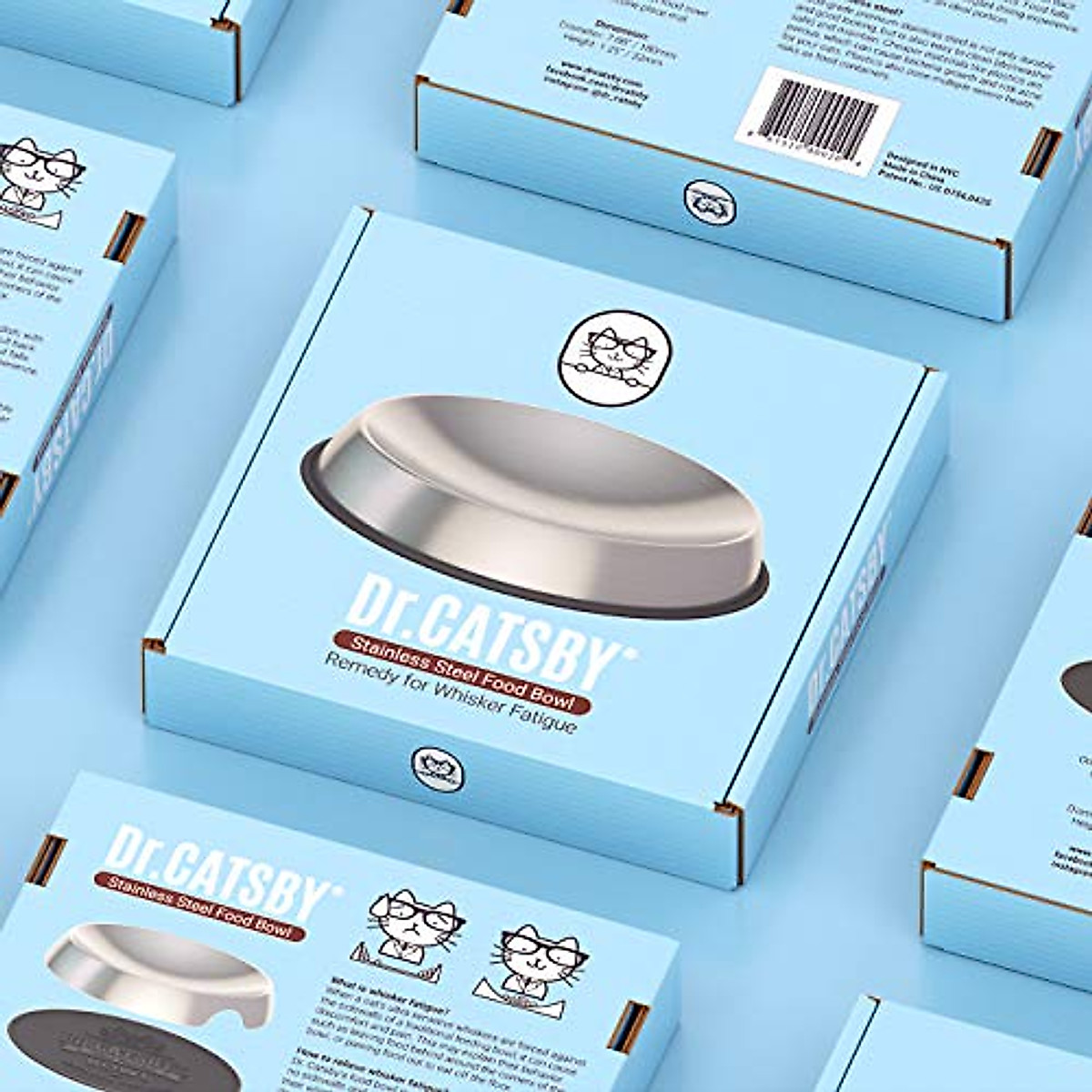 Dr. Catsby's Food Bowl for Whisker Relief