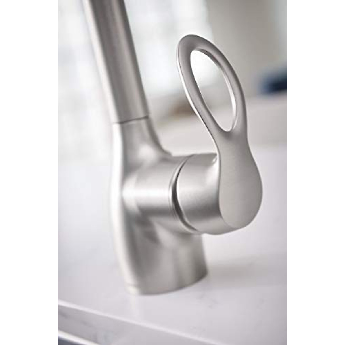 Moen CA87011SRS Single Handle Kitchen Faucet with Pullout Spray from the Kleo Collection, Spot Resist Stainless