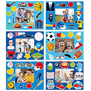 chiazllta 30 Packs Summer Unicorn Picture Frame Craft Kits Magic Unicorn DIY Craft Art Party Favor Home Game Activities