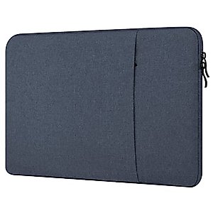 Laptop Sleeve Compatible with 13-14-16 Inch M1 M2 MacBook Pro/MacBook Air/IPAD Air/IPAD Pro, Faux Leather 14in Case, Gray