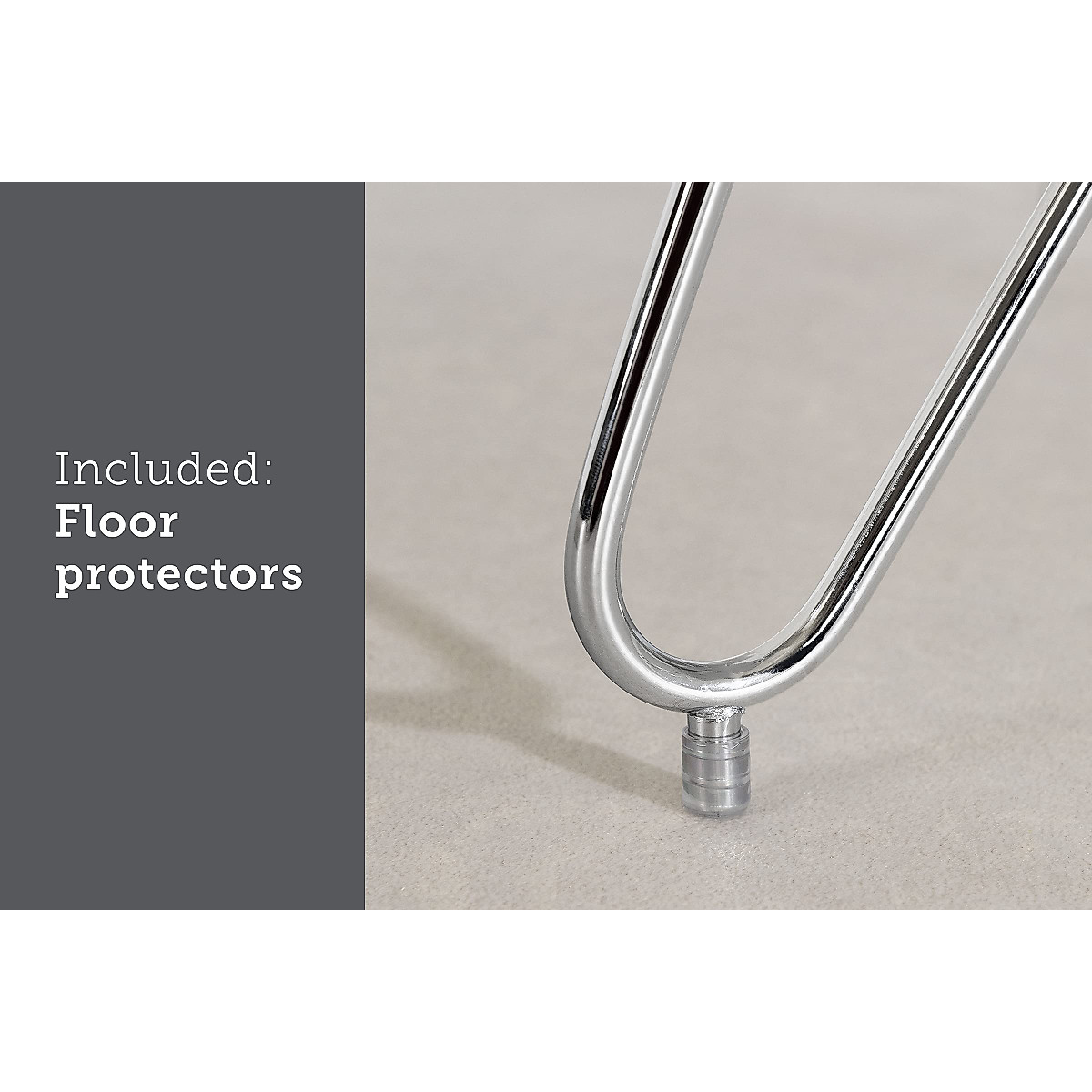 South Shore Slendel End table Pure White, Scandinavian