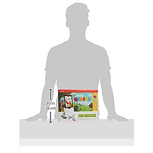 Osmo - Little Genius Starter Kit for Fire Tablet + Early Math Adventure - Valentine Toy - 6 Educational Games-Counting, Shapes & Phonics-STEM Gifts-Ages 3 4 5(Tablet Base Included)