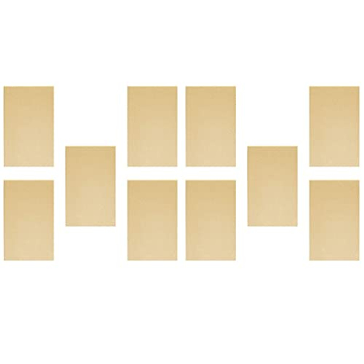 POPETPOP Bird Cage Liners, Super Absorbent Cage Liners Water Absorption Gravel Paper Bird Cage Cushion Pad Mat 10Sheets Random Color