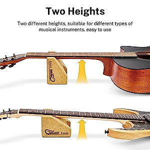 Donner Guitar Neck Rest Cradle, Guitar Bench Neck Support Pillow for String Changing, Repair Cleaning Care Tool for Guitar Workstation