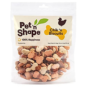 Pet 'n Shape Chik 'n Wrapped Biscuits – Jerky Dog Treats - 1 Pound