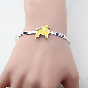 POTIY Sigma Gamma Rho Cuff Bracelet 1922 Sorority Paraphernalia Gift Greek Sorority Jewelry Gift for Women Girls (Cuff Bracelet-S)