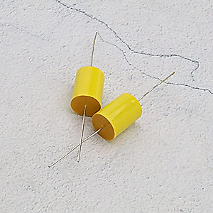 Axial Metallised Polypropylene Film Capacitor 0.47uF 470nF ±5% 630V Rated with Long Lead for Radio Amplifier Pack of 20