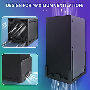 BracNova Wall Mount Kit for Xbox Series X-Steel Wall Mount Shelf Stand with Detachable Controller Holder and Headphone Hook-Safely Store Your Xbox X Console Near or Behind Your TV