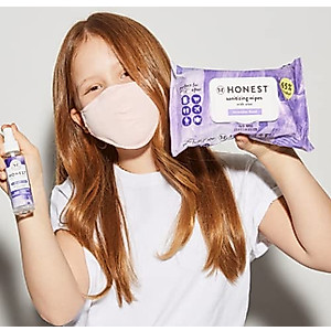 The Honest Company Sanitizing Alcohol Wipes, Lavender, 50 Count (Pack of 3)