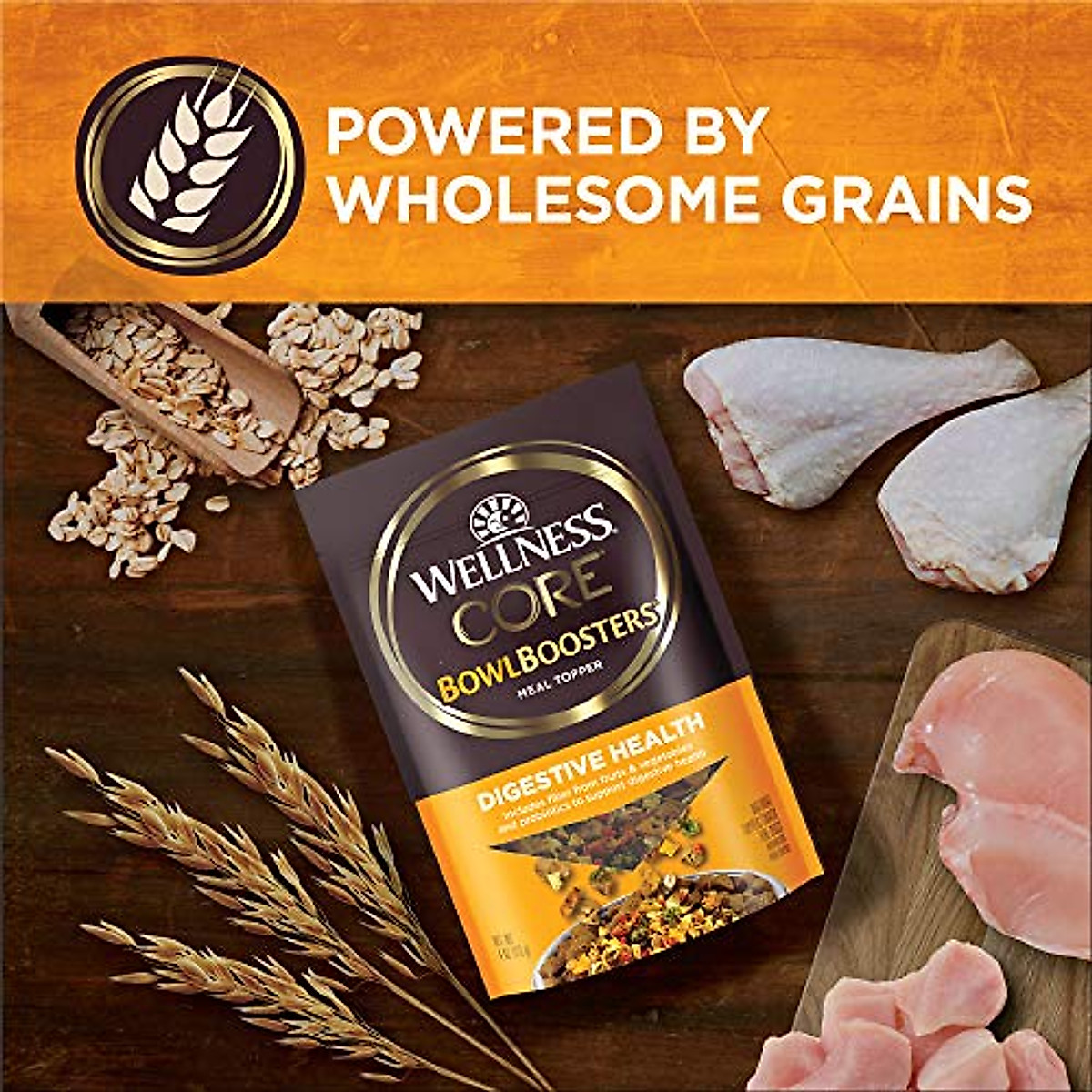 Wellness CORE Bowl Boosters Digestive Health Dog Food Topper, 4 Ounce Bag