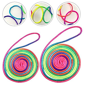ibasenice 8 Pcs Cats Cradle String Hand String Tricks Game Finger String Toy Supplies for Kids Adults Party Stocking Stuffers