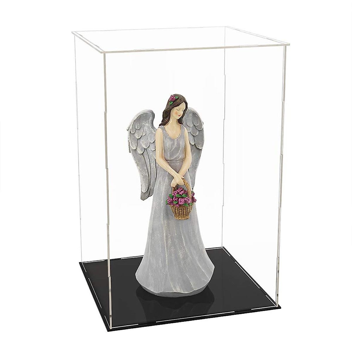 Odoria Clear Acrylic Assembly Required Display Box Case 17" High Figure Display Dustproof