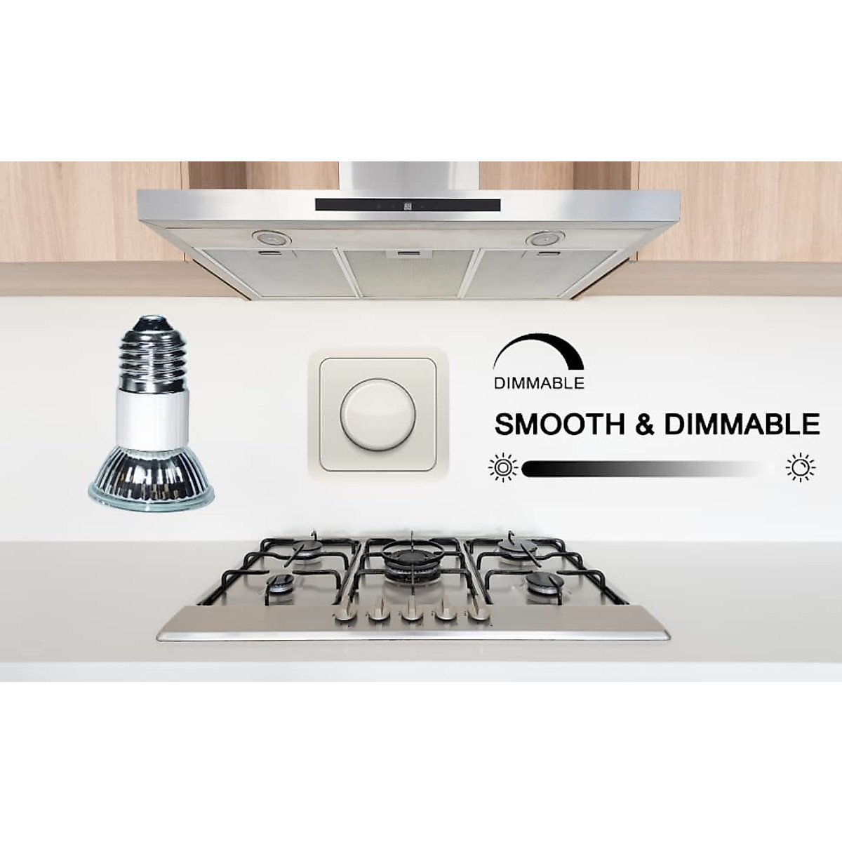 LSE Lighting jdr E27 Base Bulb for Dacor Hood 92348 120V 75W Halogen Replacement