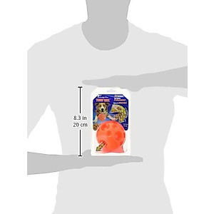 Omega Paw Authentic Tricky Treat Ball - Medium,Orange