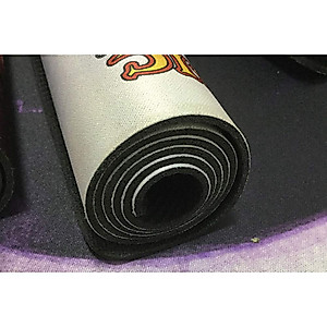 35x60cm Standard Size Black Game playmat with zooms with Free storange playmat Sleeve