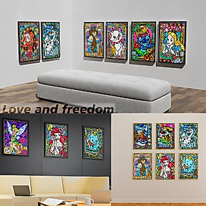 FFPTBNYX 12 Pack Full Drill Diamond Painting Kits for Adults&Beginners 5D DIY 12PCS Diamond Art Kits Paint with Round Diamonds and Gems for Home Wall Decor Gifts(11.8''x15.7'')