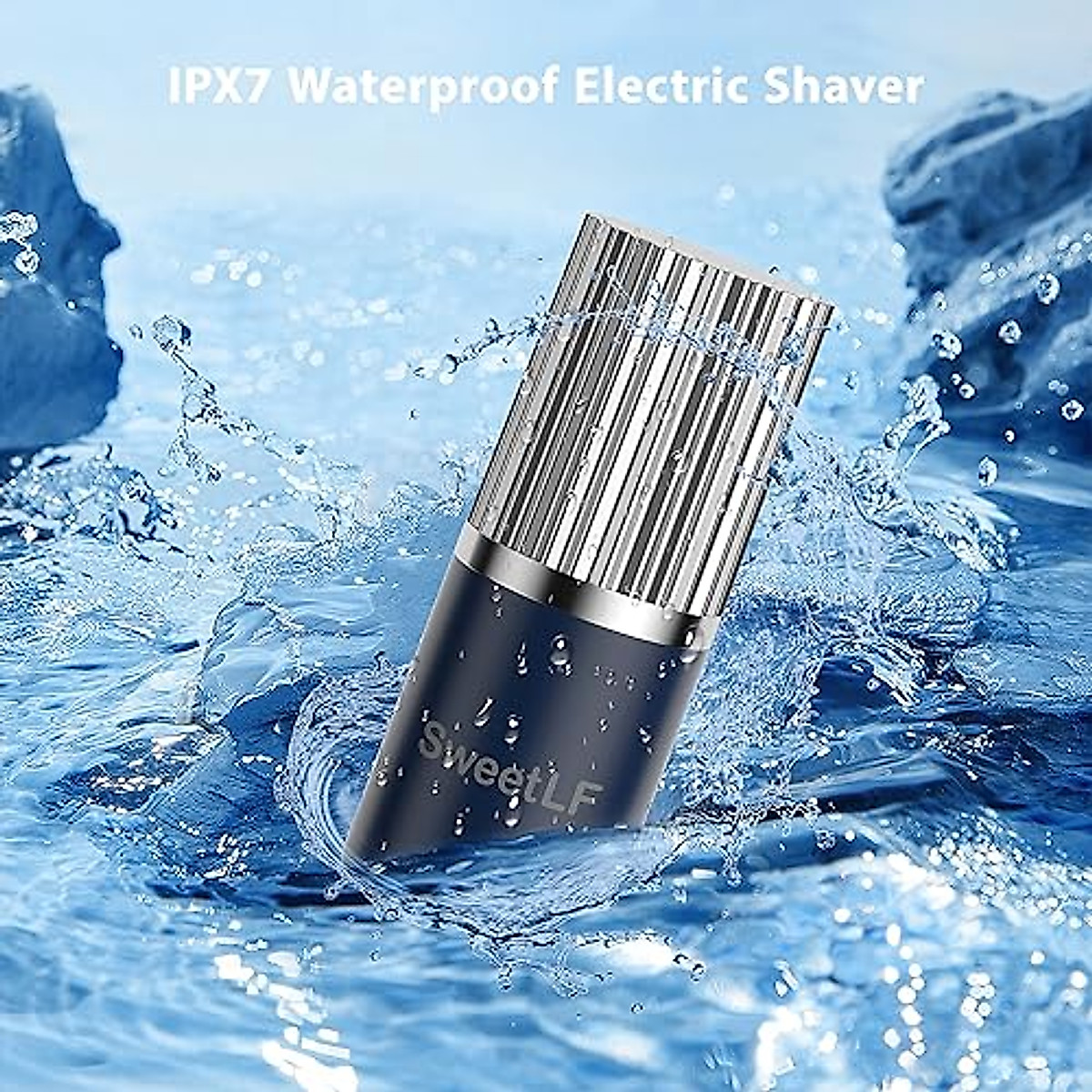 SweetLF Mini Electric Razor,Compact Electric Shaver, Travel Mens Shaver Electric Razor for Men Shavers for Men Mini Electric Shaver with Floating Head