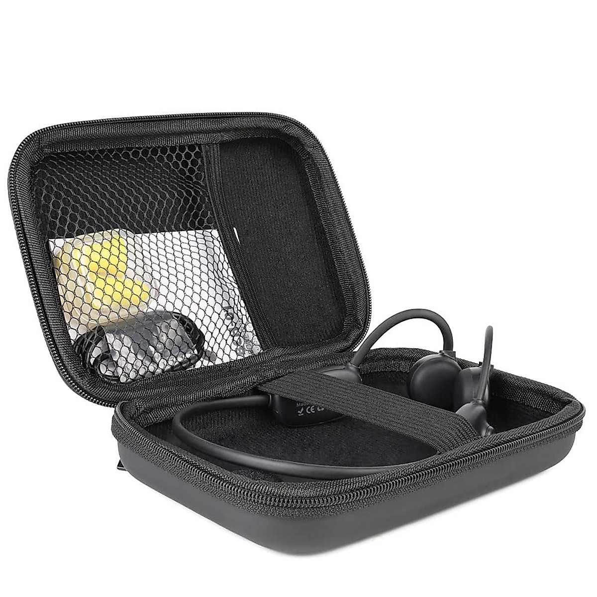 BANDARICOMM Bone Conduction Headphones with Mic, Bluetooth 5.3 Wireless Headsets with Noise-Canceling Microphone Boom, IPX6 Waterproof Stereo Headsets for Office Home Business Outdoors use