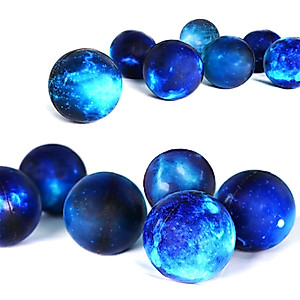 Mydio Set of 24 Stress Balls Stress Reliver Party Soft PU Ball Assorted Colors Random Pattern Party Toys Kids Play Ball Toddler Ball 24 Pack