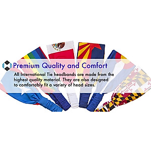 Colorado Flag Headband. Perfect for Yoga Outdoor Activities, Workout Travel Designer Style & Quality