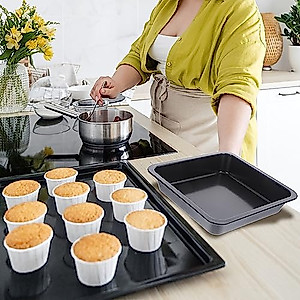 UPKOCH Baking Dishes for Oven Baking Dishes for Oven Square Loaf Pan 23in Non- Stick Bread Toast Mold Carbon Steel Baking Tin Cake Baking Tray Toast Box Bakeware Kitchen Bread Mold