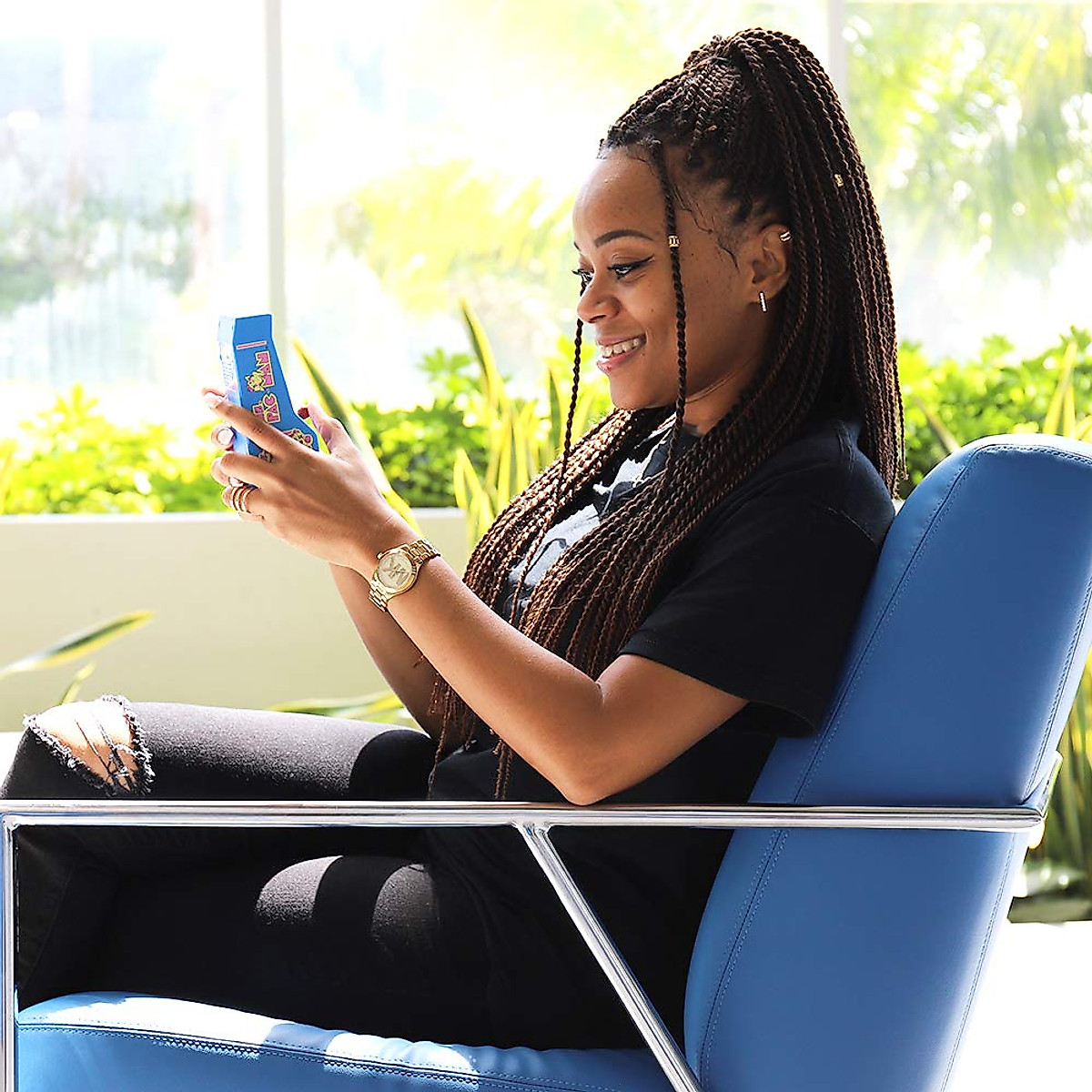 Basic Fun Arcade Classics - Ms Pac-Man Retro Mini Arcade Game,Multicolor