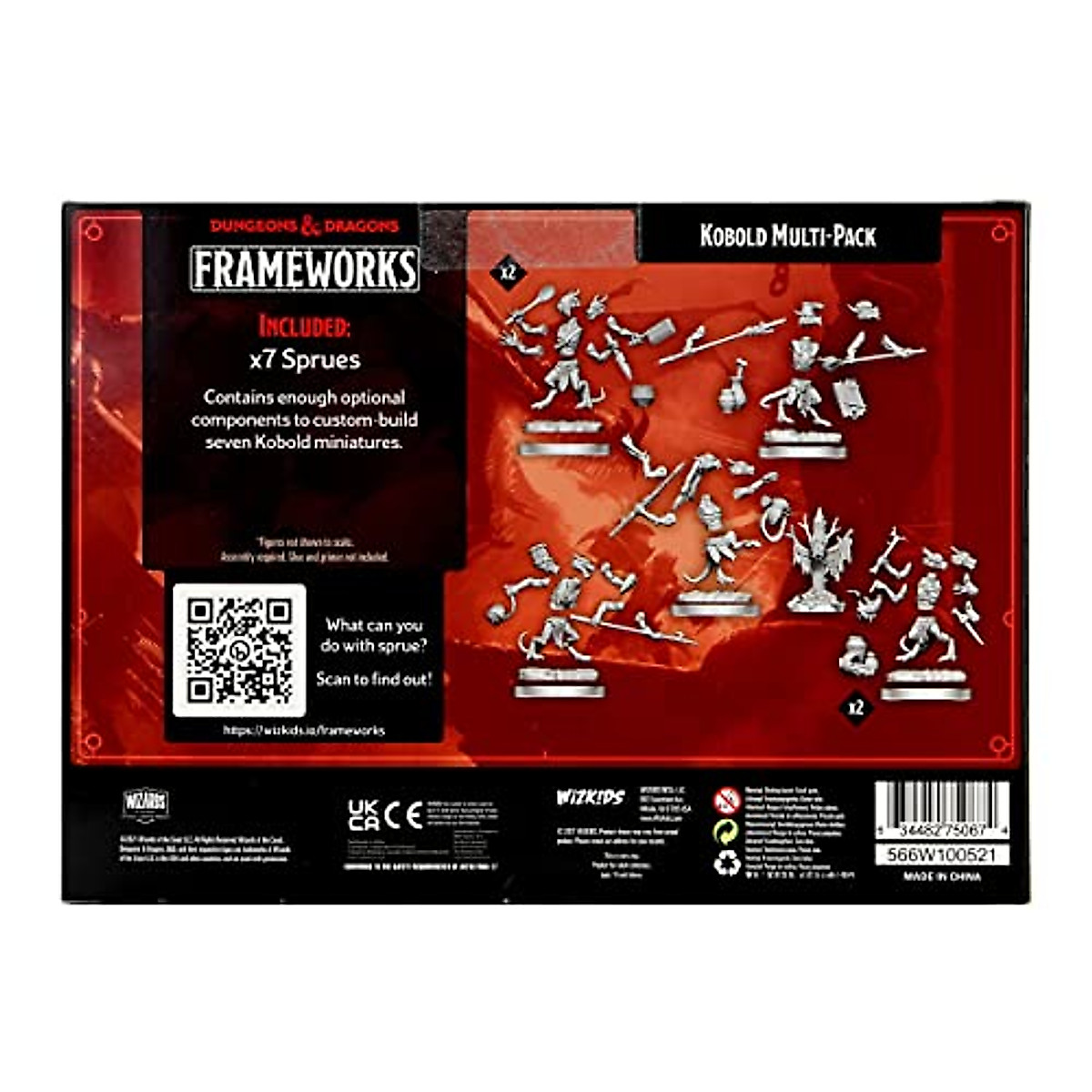 D&D Frameworks: Kobolds - Unpainted and Unassembled