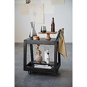 Bloomingville Modern Wine Smoked Glass Decanter, 10.75"