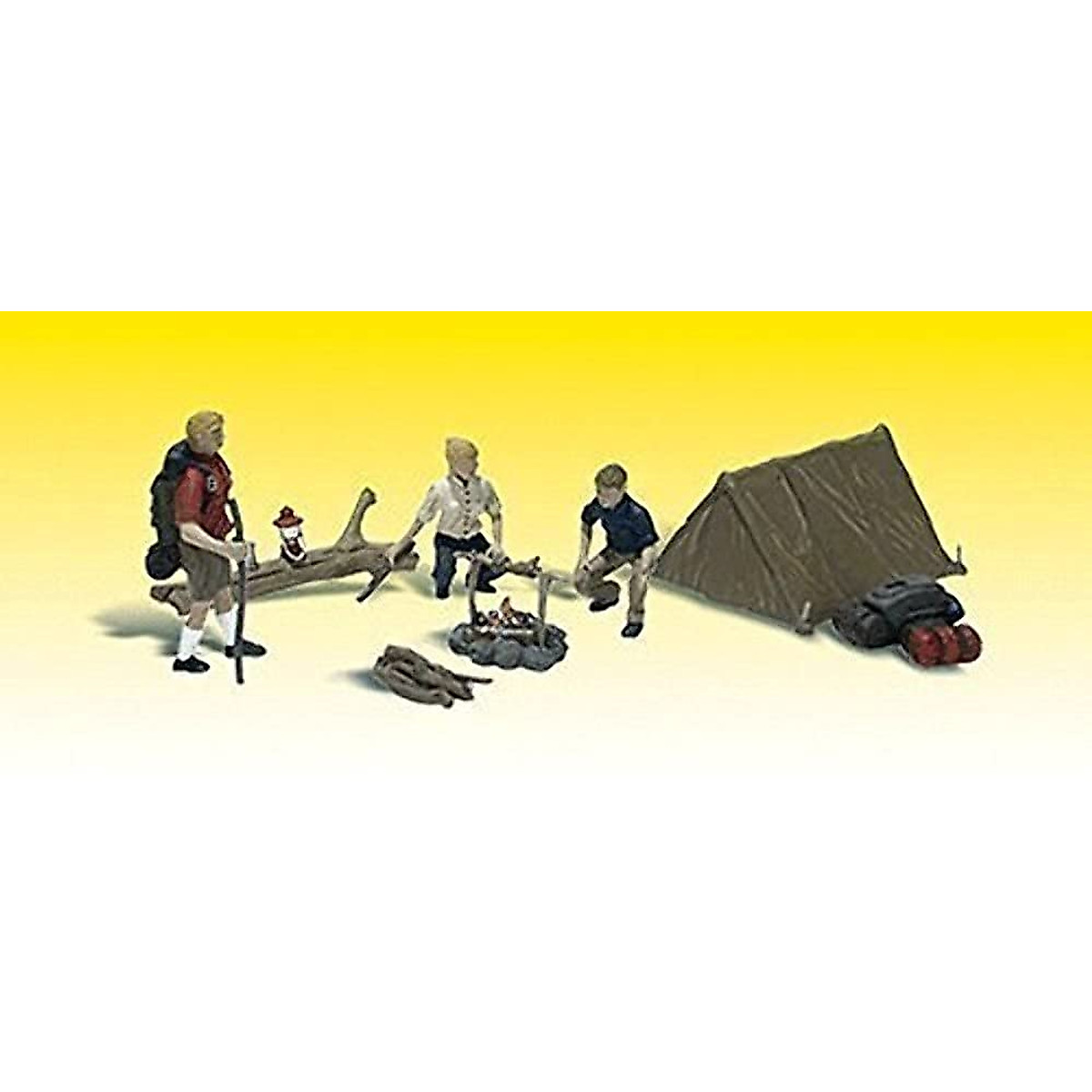 Woodland Scenics Campers (3) w/Tent & Accessories O Scale