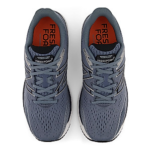 New Balance Men's Fresh Foam X 860 V12 Running Shoe, Ocean Grey/Light Slate/Black, 10.5