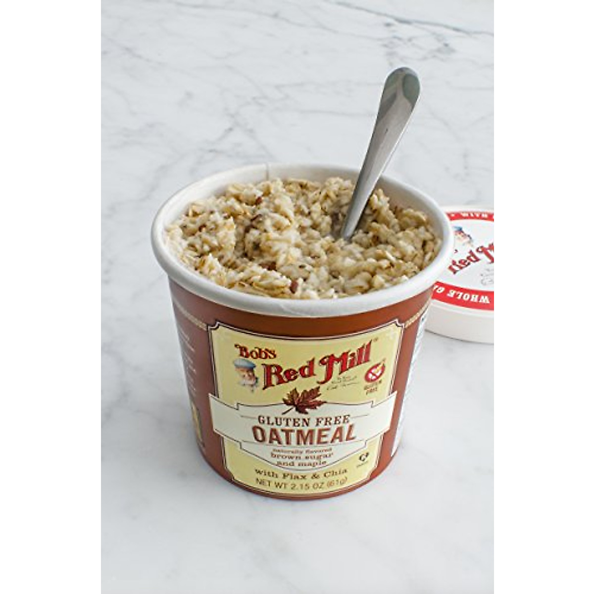 Bob's Red Mill Gluten Free Oatmeal Cup, Maple Brown Sugar, 2.15 Ounce (Pack of 8)