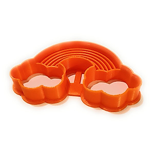 T3D Cookie Cutters Rainbow Cookie Cutter, Suitable for Cakes Biscuit and Fondant Cookie Mold for Homemade Treats, 3.40'' x 2.09'' x 0.55''