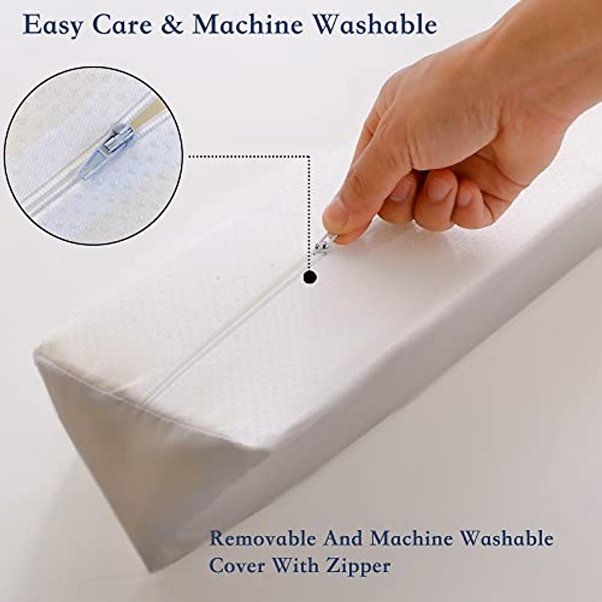 Truwelby Bed Bumpers for Toddlers [2-Pack] 56" Foam Safety Bed Rail for Kids Toddlers Bed Bumper with Water-Resistant, Non-Slip and Washable Cover fits Twin, Full, Queen, King Beds