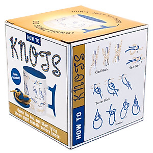 How To: Knots Coffee Mug - Learn How to Tie Eight Different Knots - Comes in a Fun Gift Box - by The Unemployed Philosophers Guild