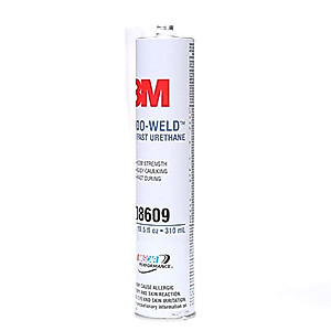 3M 08609 Window-Weld Super Fast Urethane Black Cartridge - 10.5 fl oz.