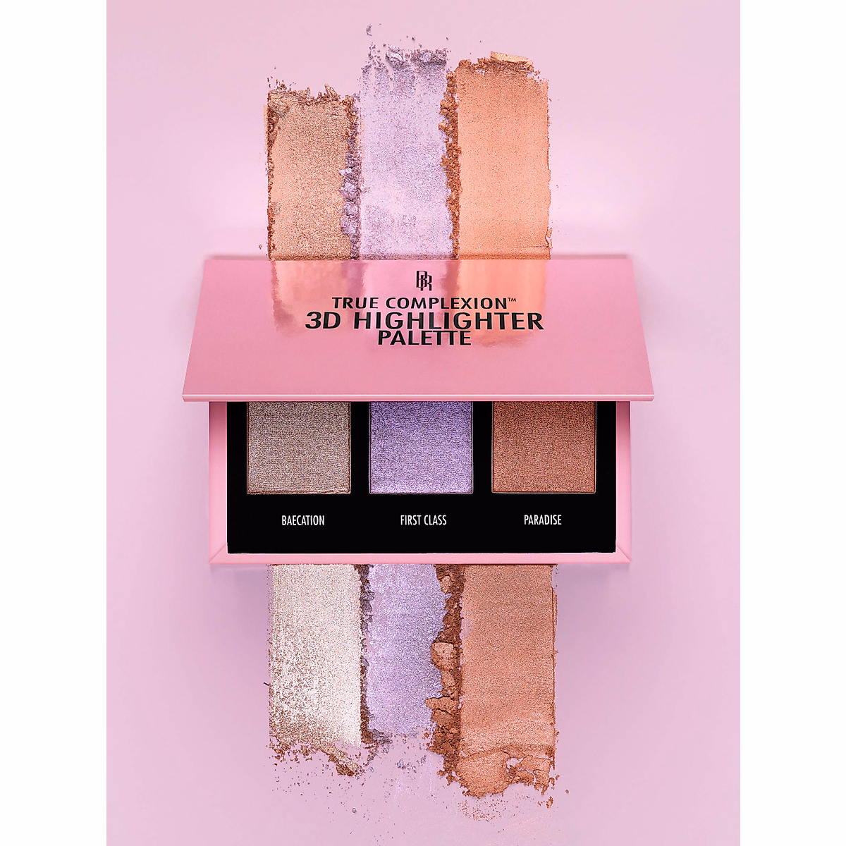 Black Radiance True Complexion 3D Highlighter Palette, Luminosity, 0.38 Ounce