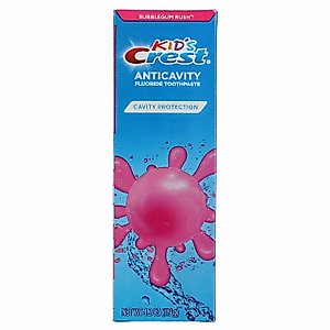 Crest Toothpaste 4.2 Ounce Kids Bubble Gum Rush Anti-Cavity (3 Pack)