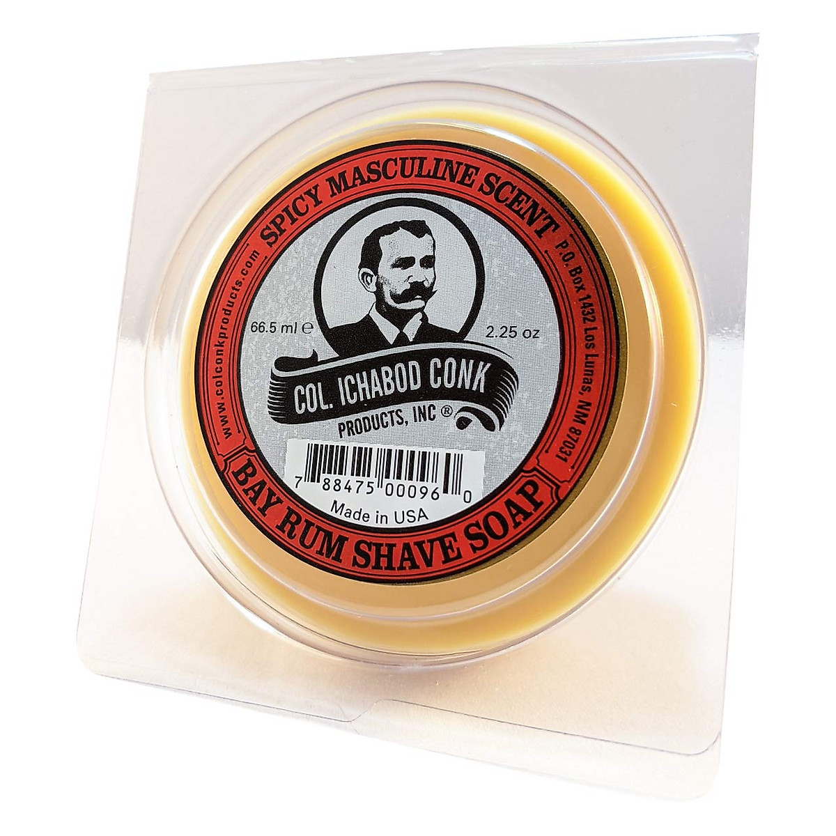 Col. Conk Worlds Famous Shaving Soap, Bay Rum (Net Weight 2.25 Oz)