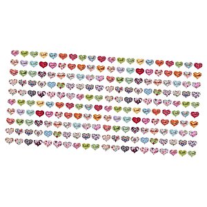 EXCEART 200 Pcs Wooden Heart Button Nativity Craft Xmas Button Assortment Decorative Wooden Craft Buttons Sewing Button with Hole Dining Table Decor Two-hole Buttons Manual Beads