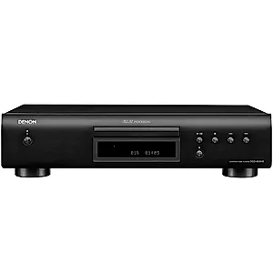 Denon DCD-600NE Compact CD Player in a Vibration-Resistant Design | 2 Channels | Pure Direct Mode | Pair with PMA-600NE for Enhanced Sound Quality | Black