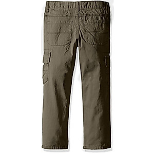 Wrangler Authentics Boys’ Classic Cargo Pant, olive, 14